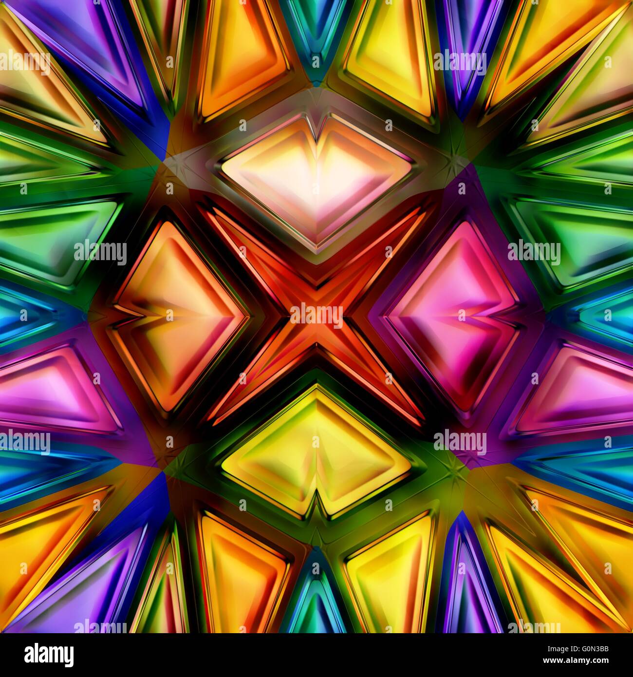 Seamless texture of abstract bright shiny 3D illustration Stock Photo ...