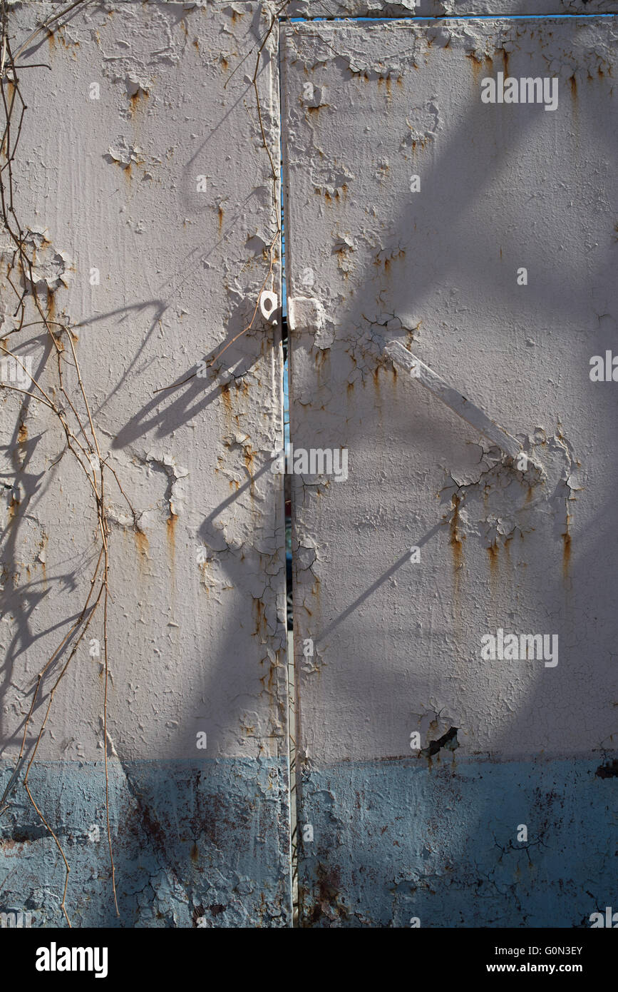 Rust rusty corroded oxidize colorful door used metal sheet plate ...