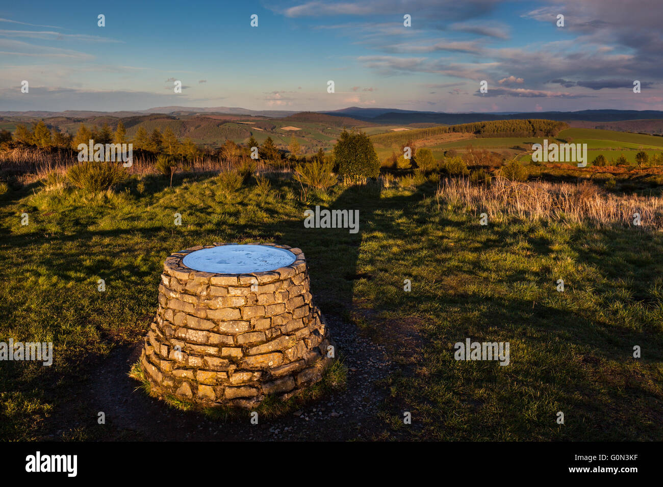 Clunton bury ditches hi-res stock photography and images - Alamy