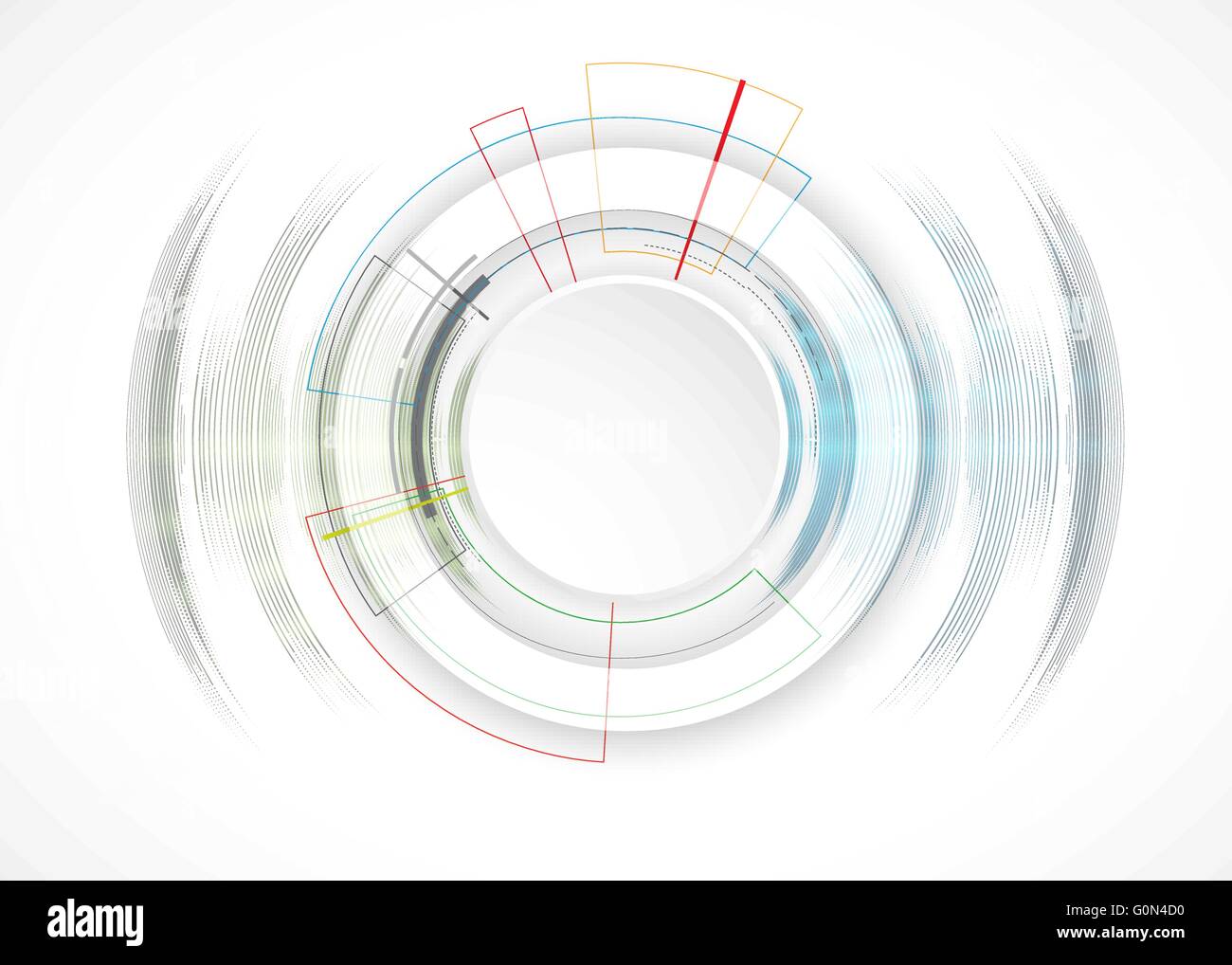 Abstract tech background. Futuristic interface. Vector illustration ...