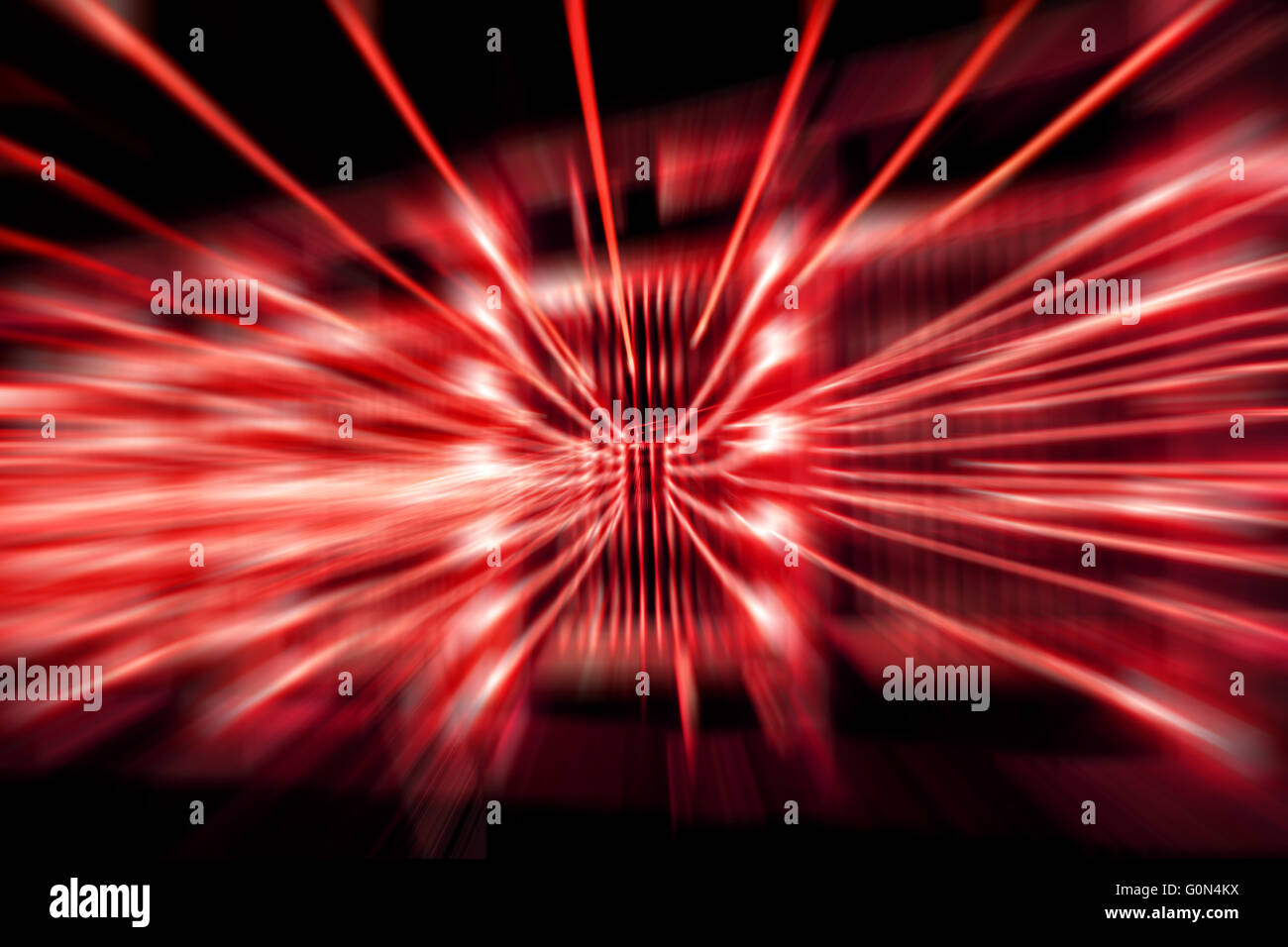 abstract zoom speed light effect colorful red color and white shade ...