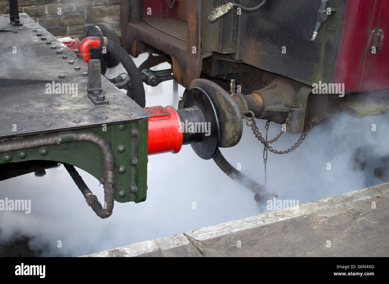 Steam train buffers steam railway hi-res stock photography and images ...