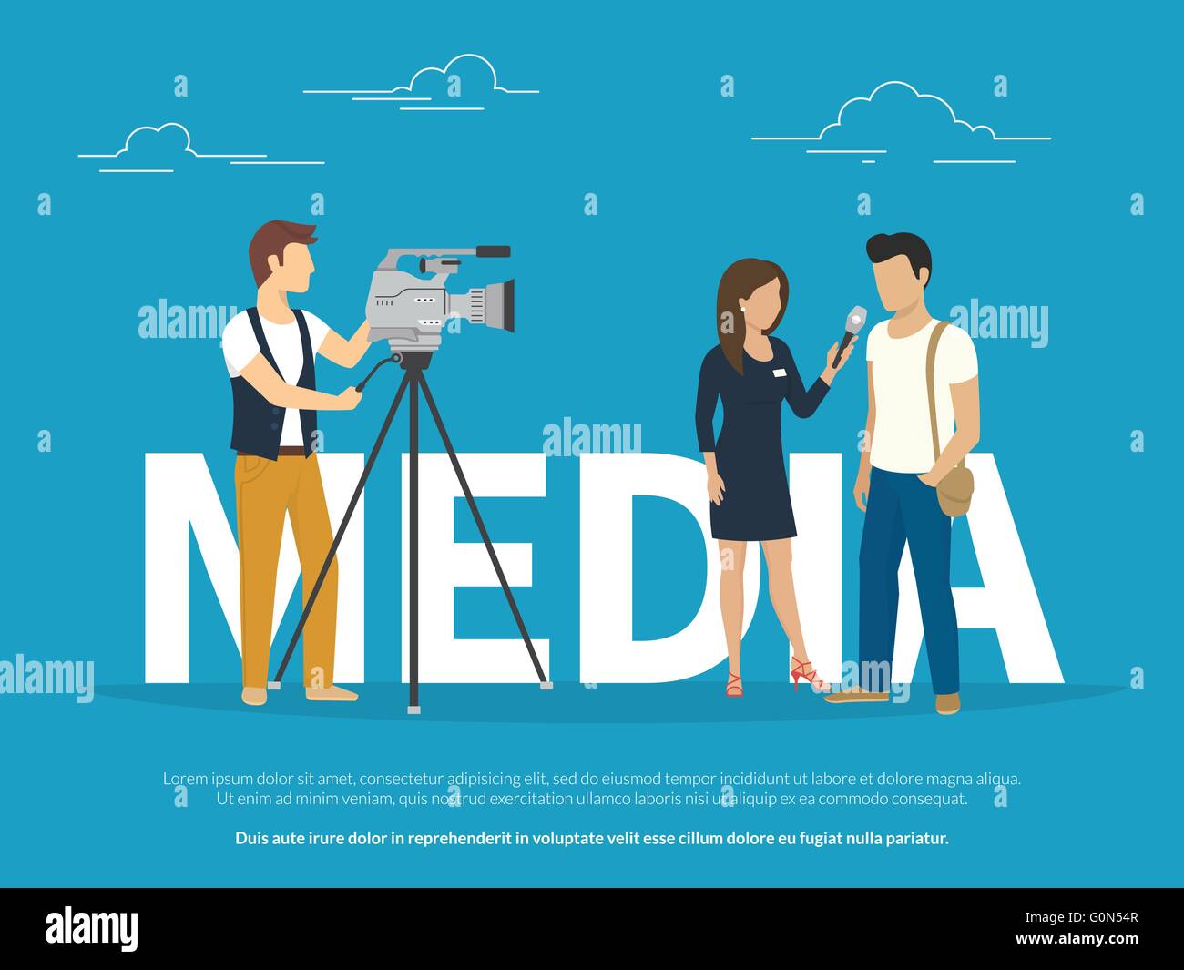 Mass media concept illustration Stock Vector Image & Art - Alamy
