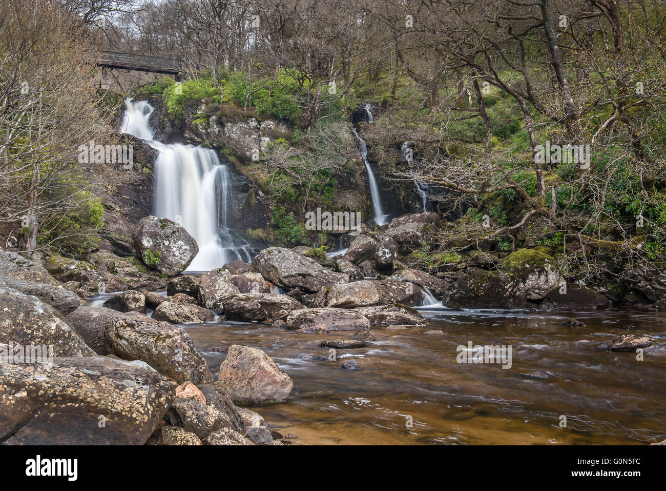 Inversnaid waterfalls hi-res stock photography and images - Alamy