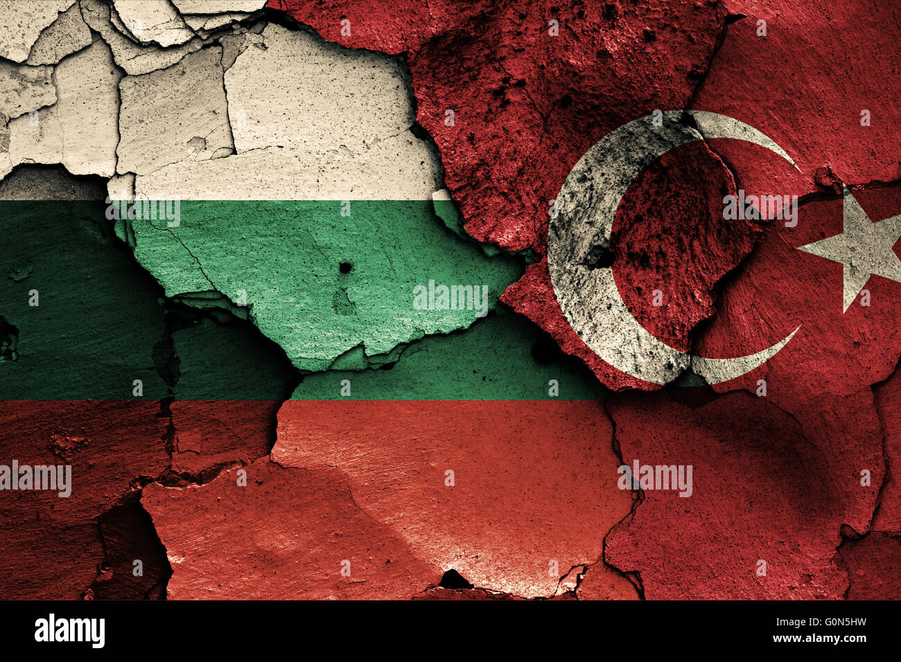 Bulgaria turkey border wall hi-res stock photography and images - Alamy