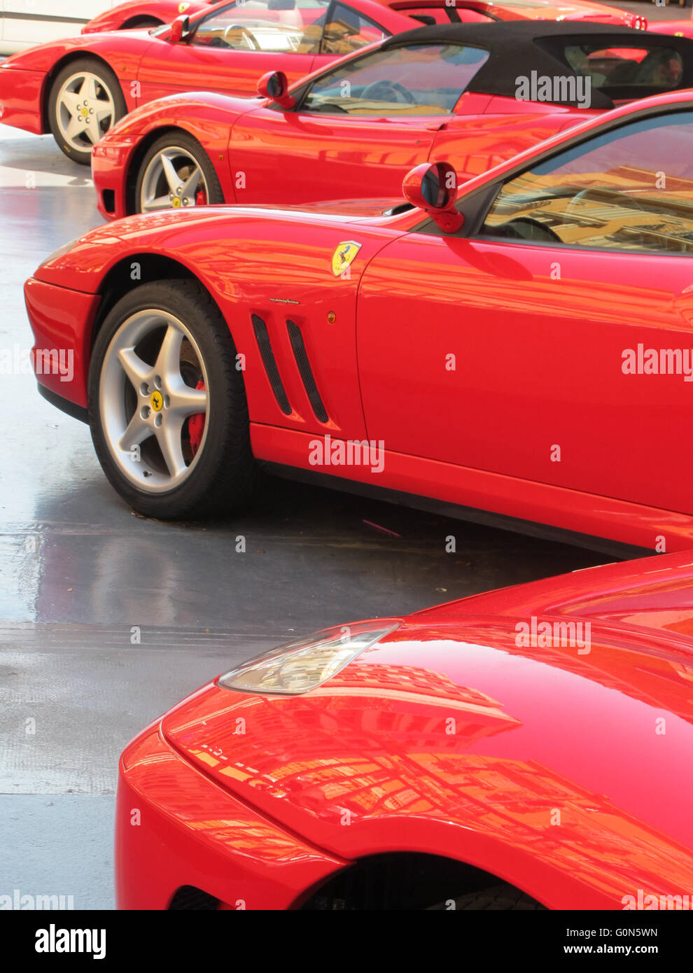 Monte Carlo, Monaco. Ferrari dealership Stock Photo - Alamy