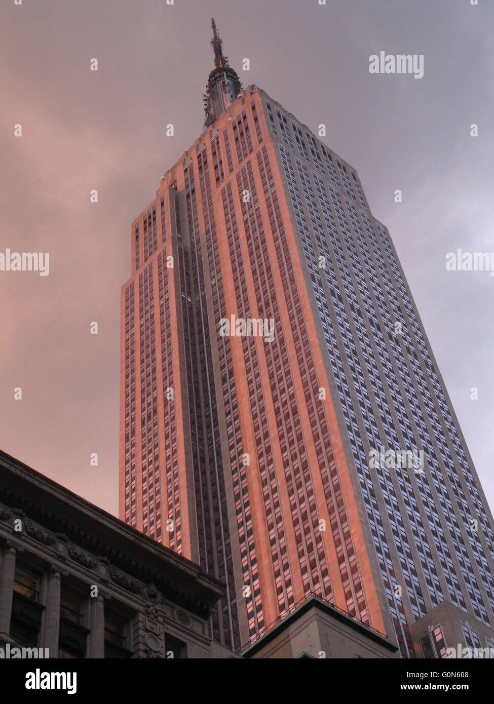 New York City, Empire State Building during sunset Stock Photo - Alamy