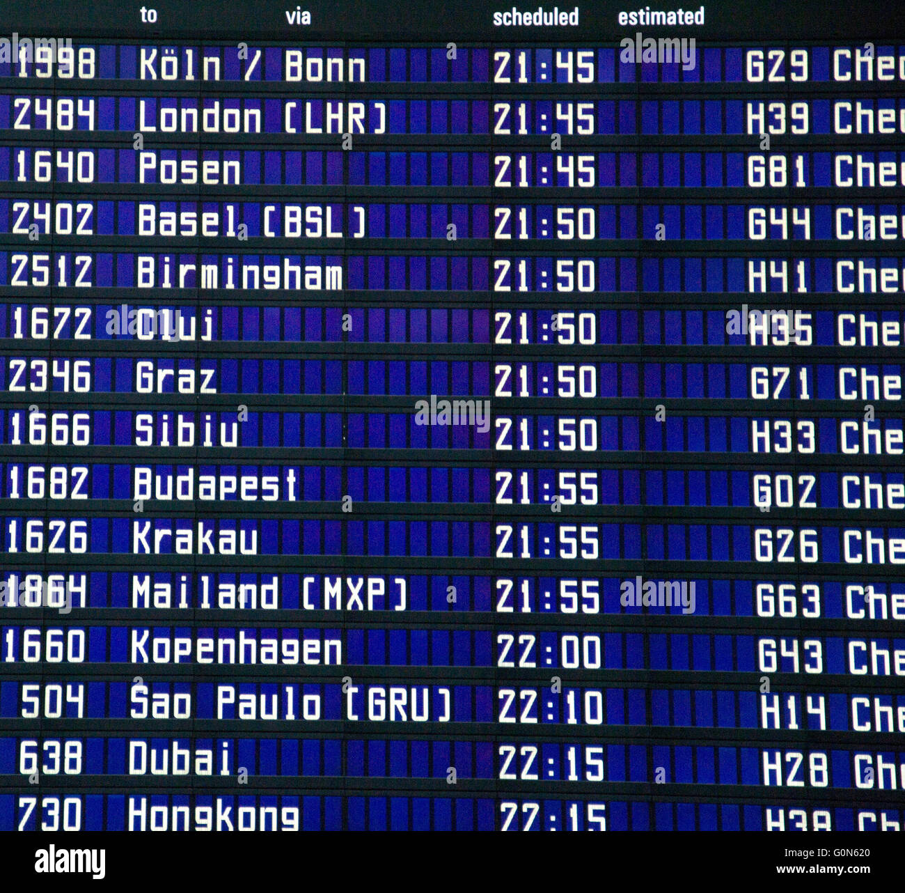 Doha airport billboard hi-res stock photography and images - Alamy