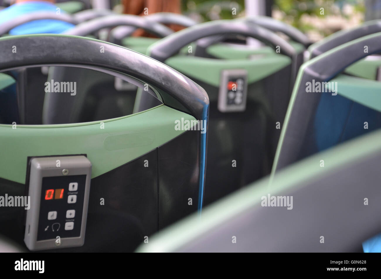 detail of a city sightseeing bus Stock Photo - Alamy