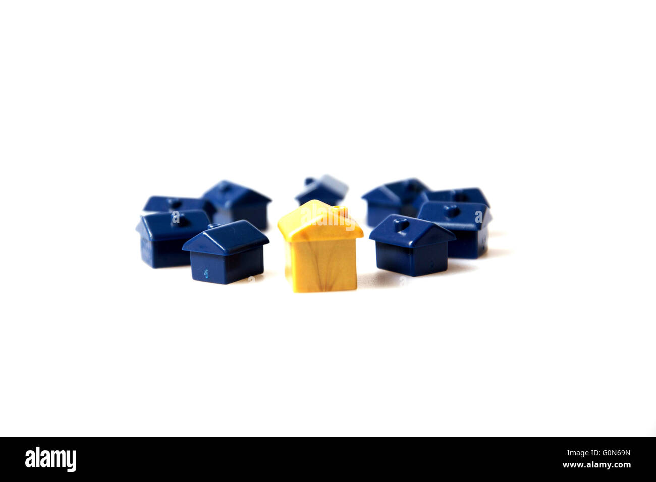 Monopoly houses construction hi-res stock photography and images - Alamy