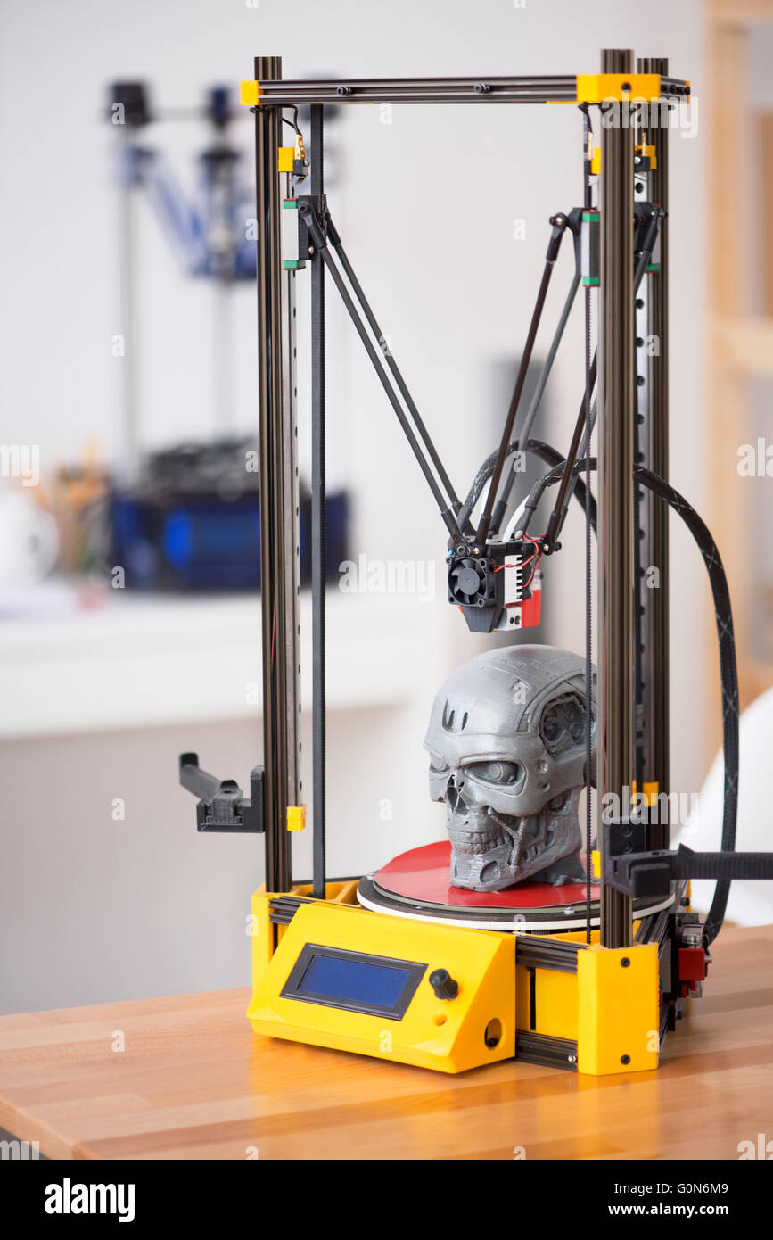 Printer standing on the table Stock Photo - Alamy