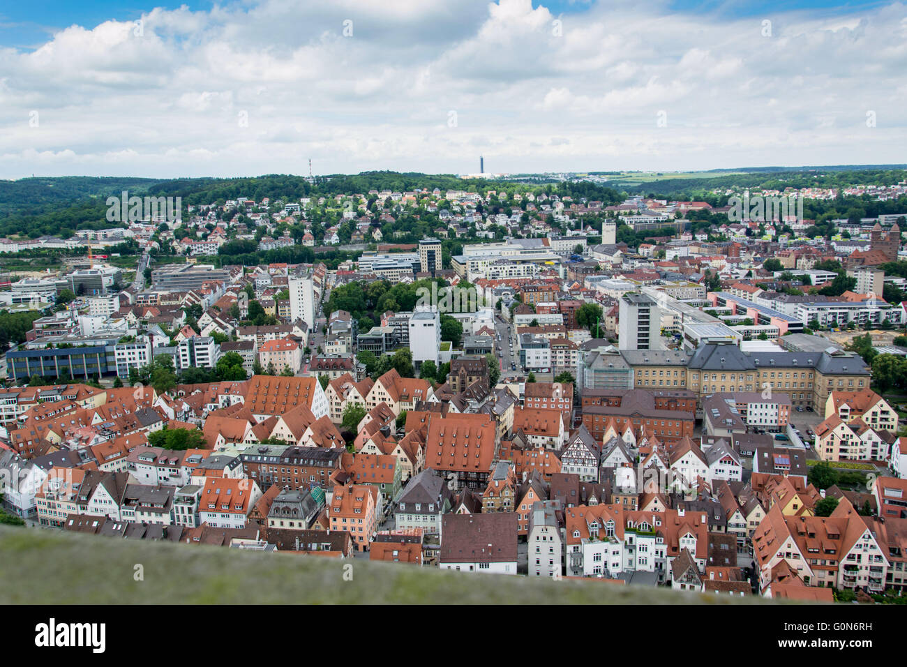 panorama of Ulm Stock Photo - Alamy