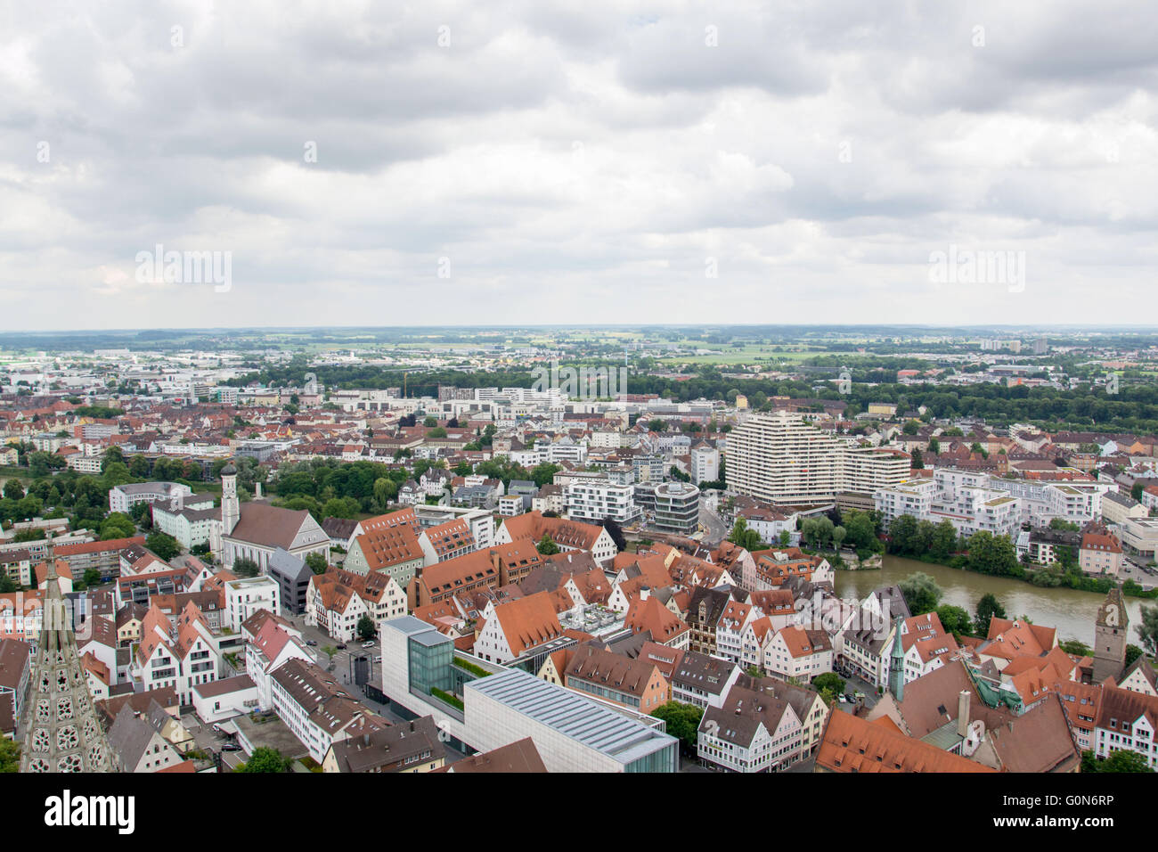 panorama of Ulm Stock Photo - Alamy