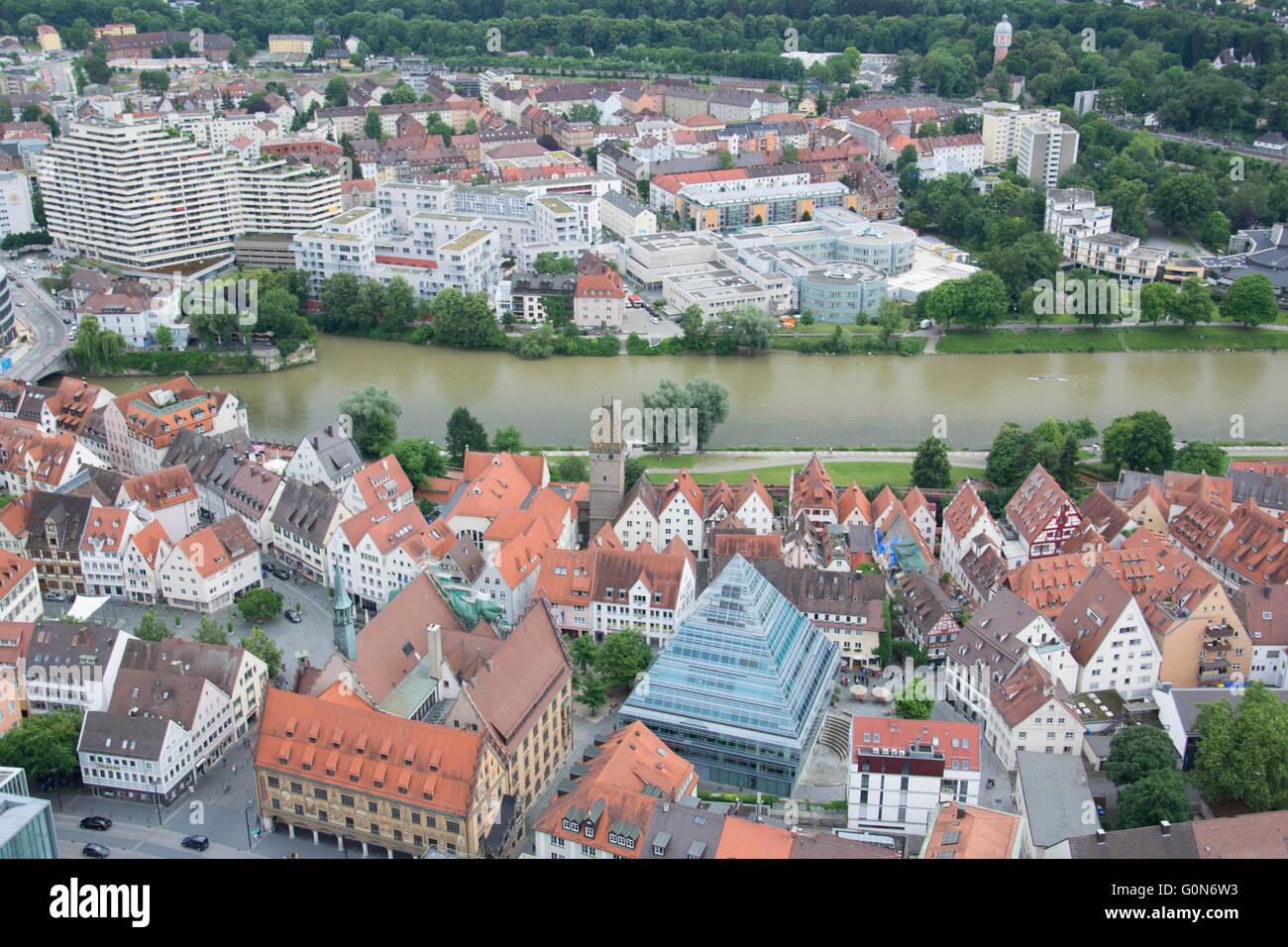 panorama of Ulm Stock Photo - Alamy