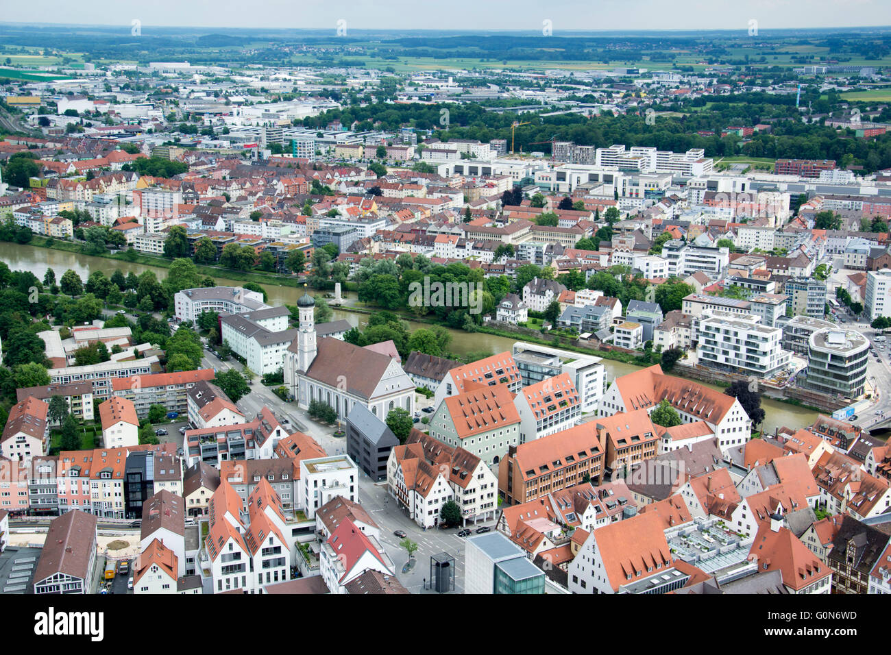 panorama of Ulm Stock Photo - Alamy