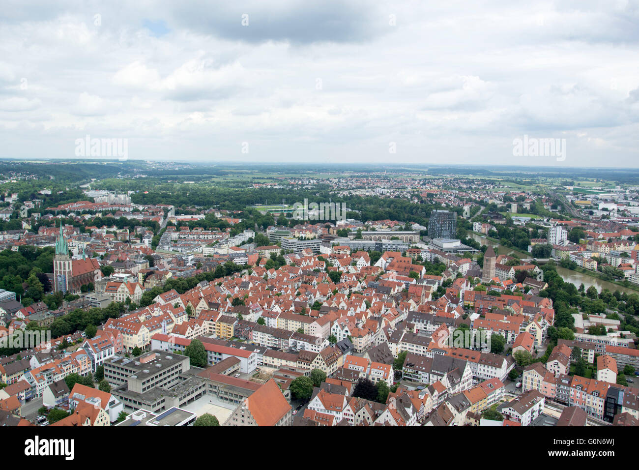 panorama of Ulm Stock Photo - Alamy