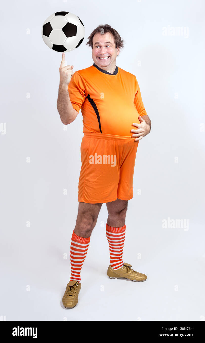 Fat footballer hi-res stock photography and images - Alamy