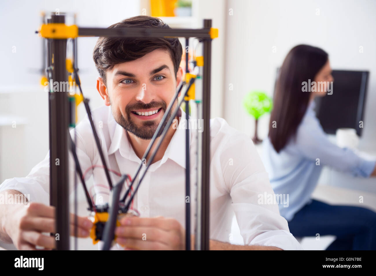 Bearded designer using 3d hi-res stock photography and images - Alamy