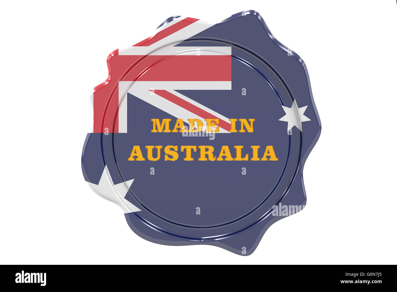 Australian flag in circle Cut Out Stock Images & Pictures - Alamy