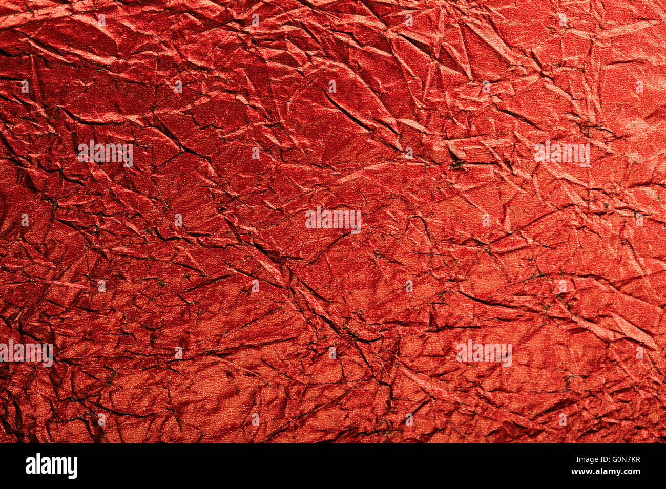 red crumpled paper texture Stock Photo - Alamy