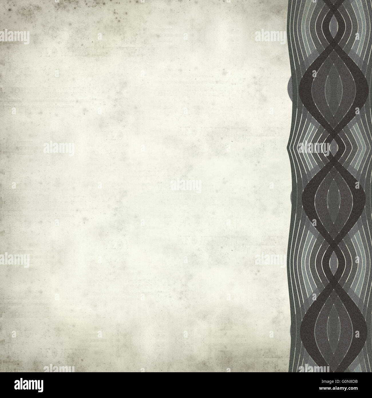 textured old paper background with waves illustration Stock Photo - Alamy