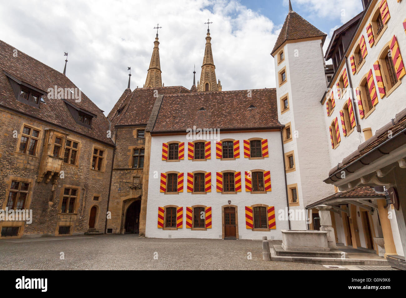 Neuchatel castle hi-res stock photography and images - Alamy