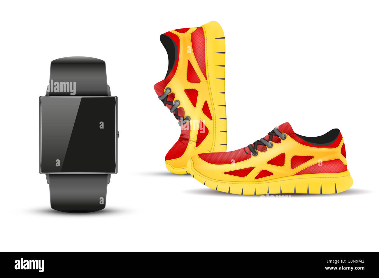 Workout smart watch Cut Out Stock Images & Pictures - Alamy