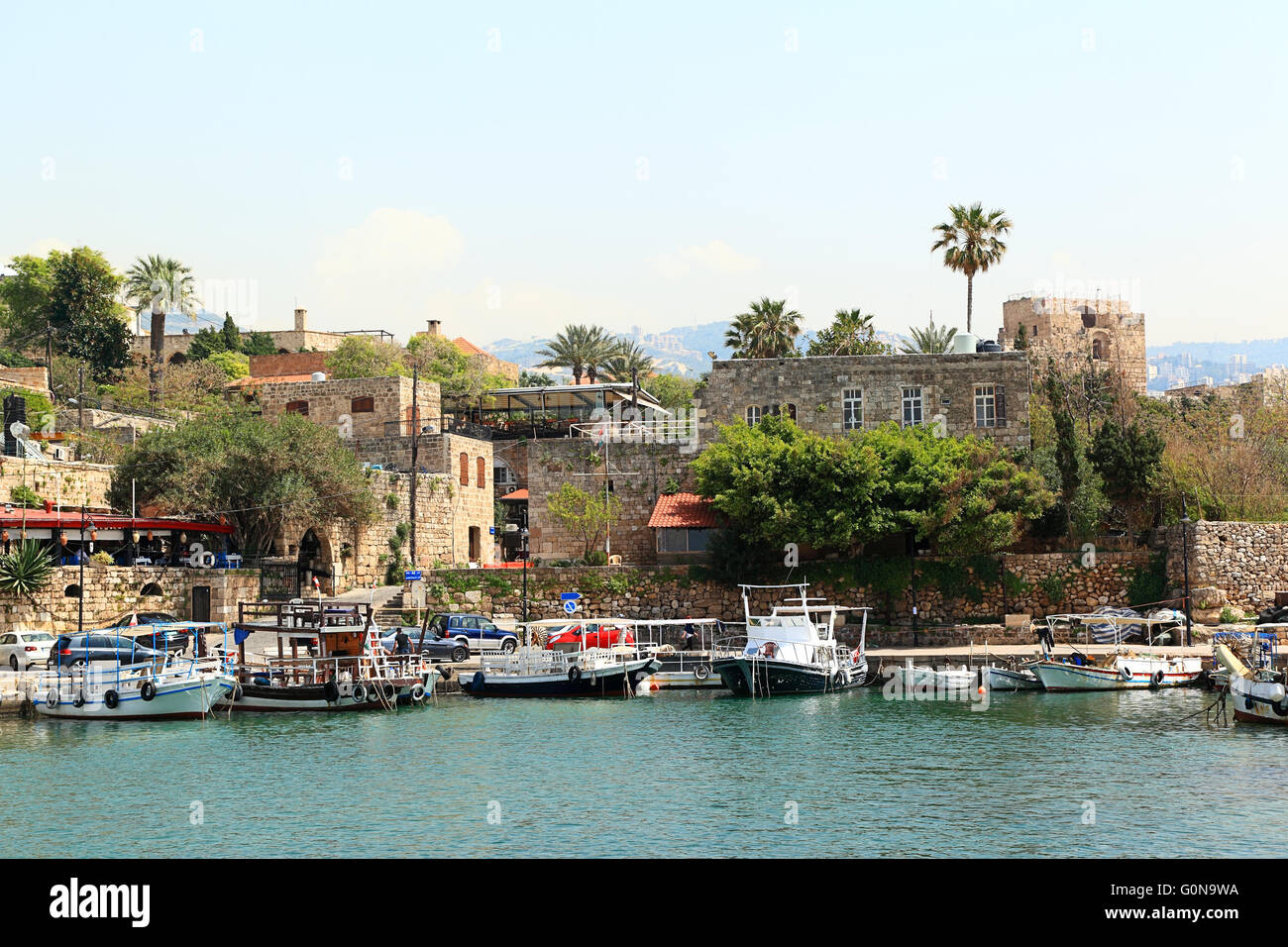 Byblos Harbor, Lebanon Stock Photo - Alamy