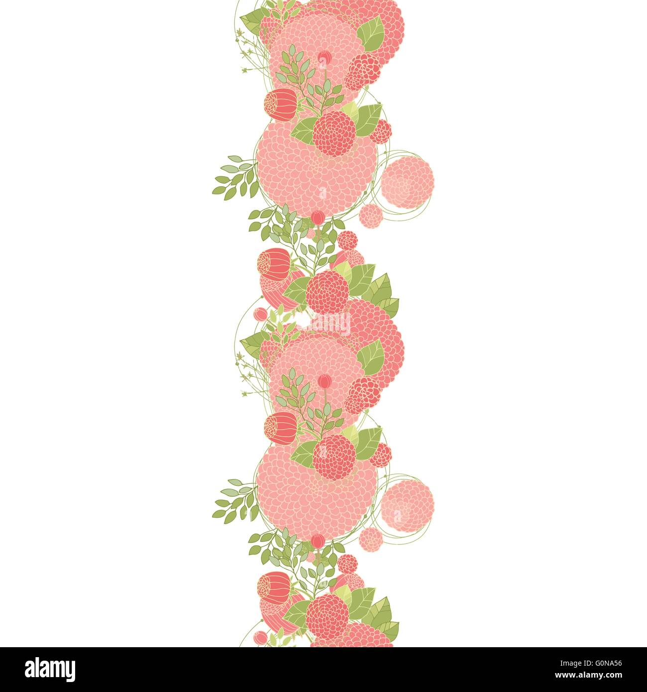 Seamless floral garland Stock Vector Image & Art - Alamy