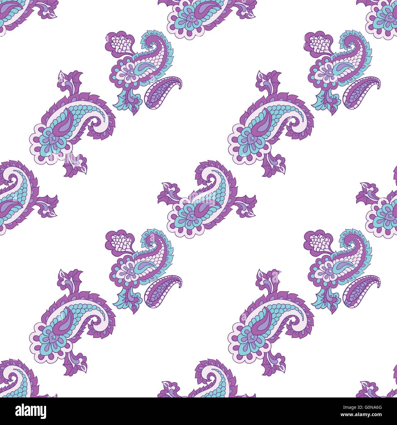 Seamless paisley pattern Stock Vector Image & Art - Alamy