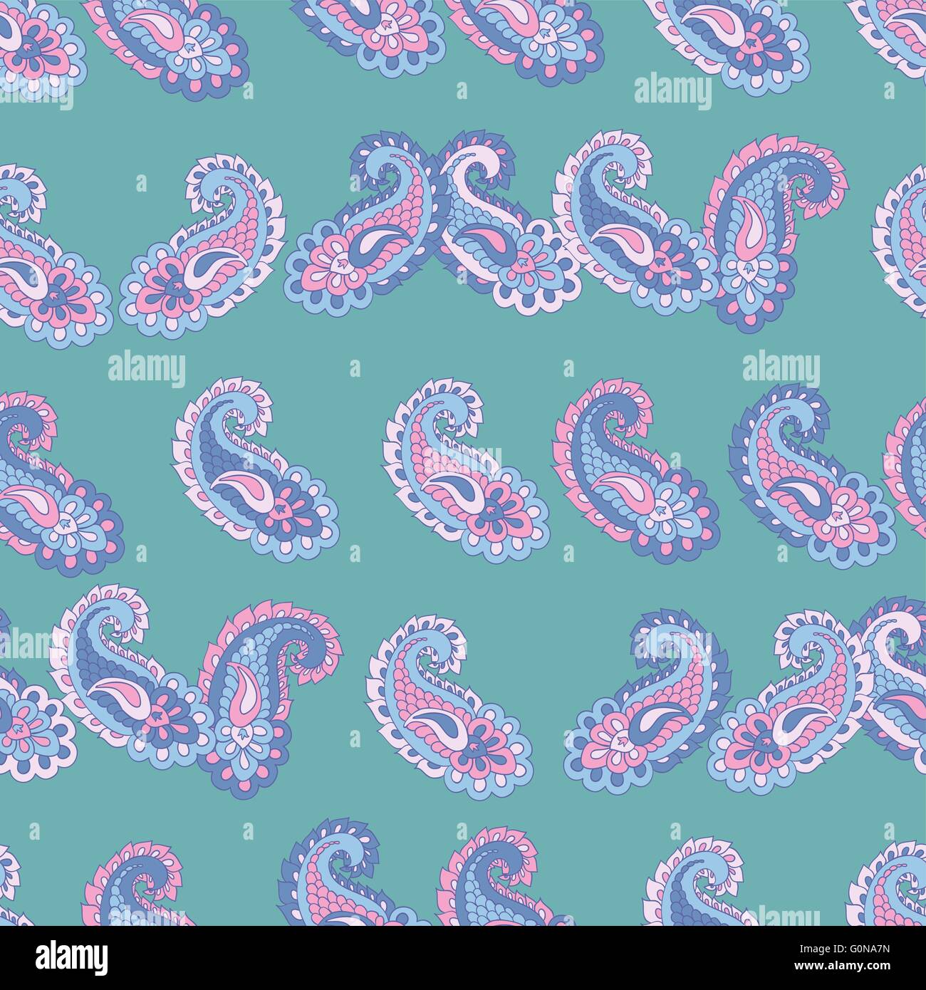 Seamless paisley pattern Stock Vector Image & Art - Alamy