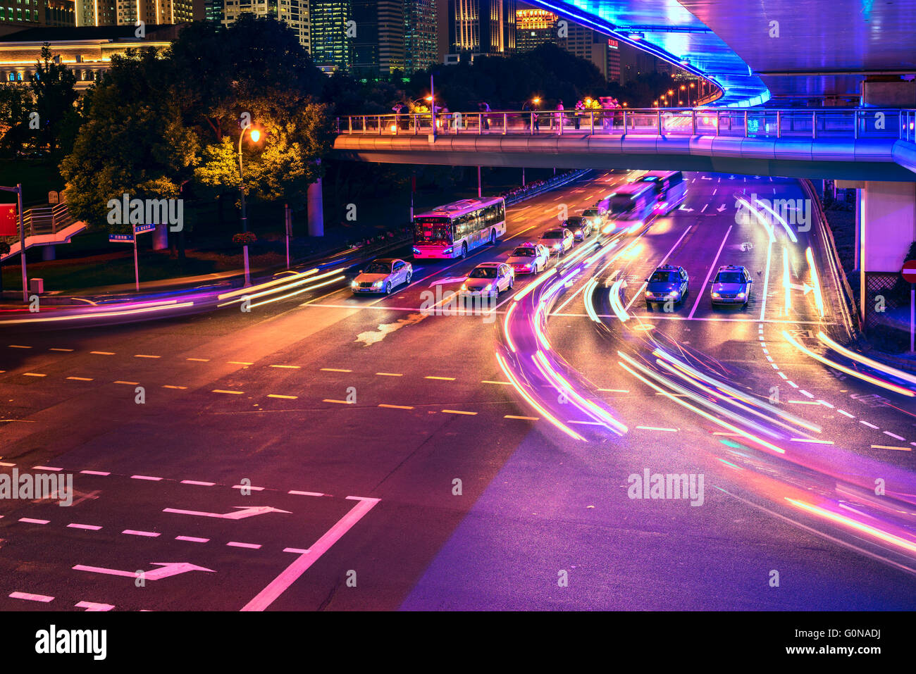 Shanghai and traffic light hi-res stock photography and images - Alamy