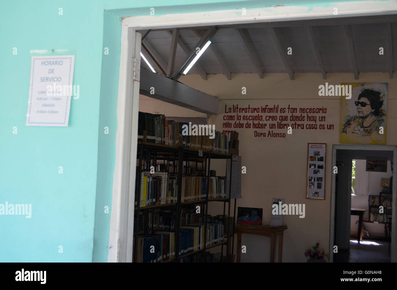 Public library, Vinales, Cuba 2016 Stock Photo - Alamy