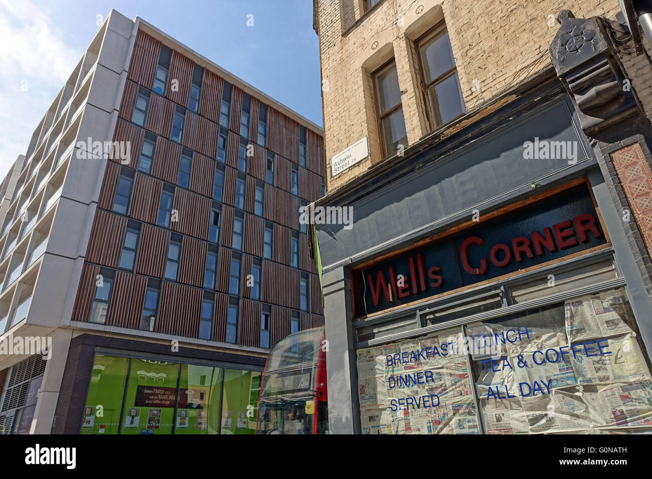 Gentrification in dalston east london hi-res stock photography and ...