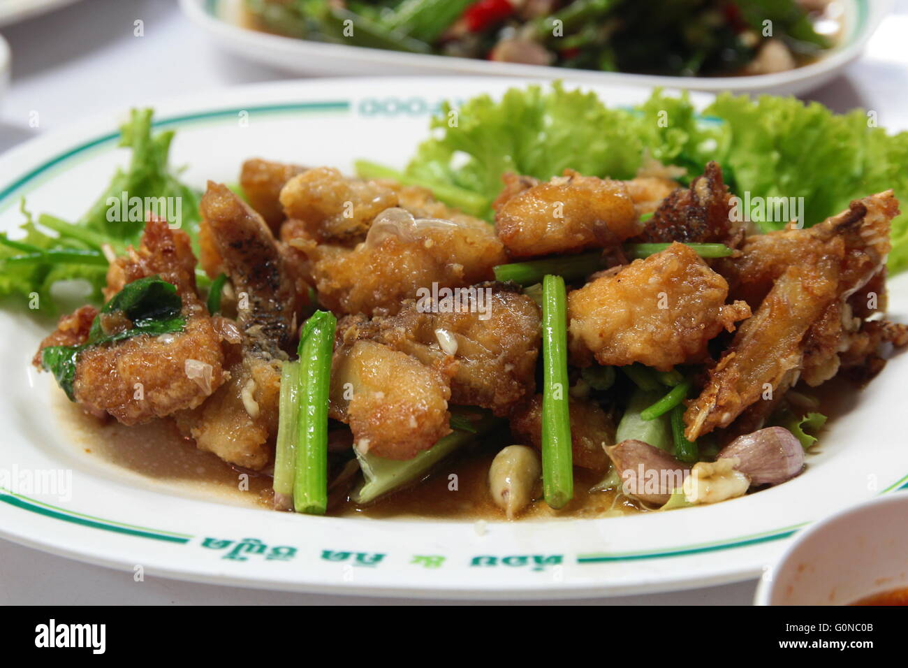 Chinese food fried fish fillets hi-res stock photography and images - Alamy