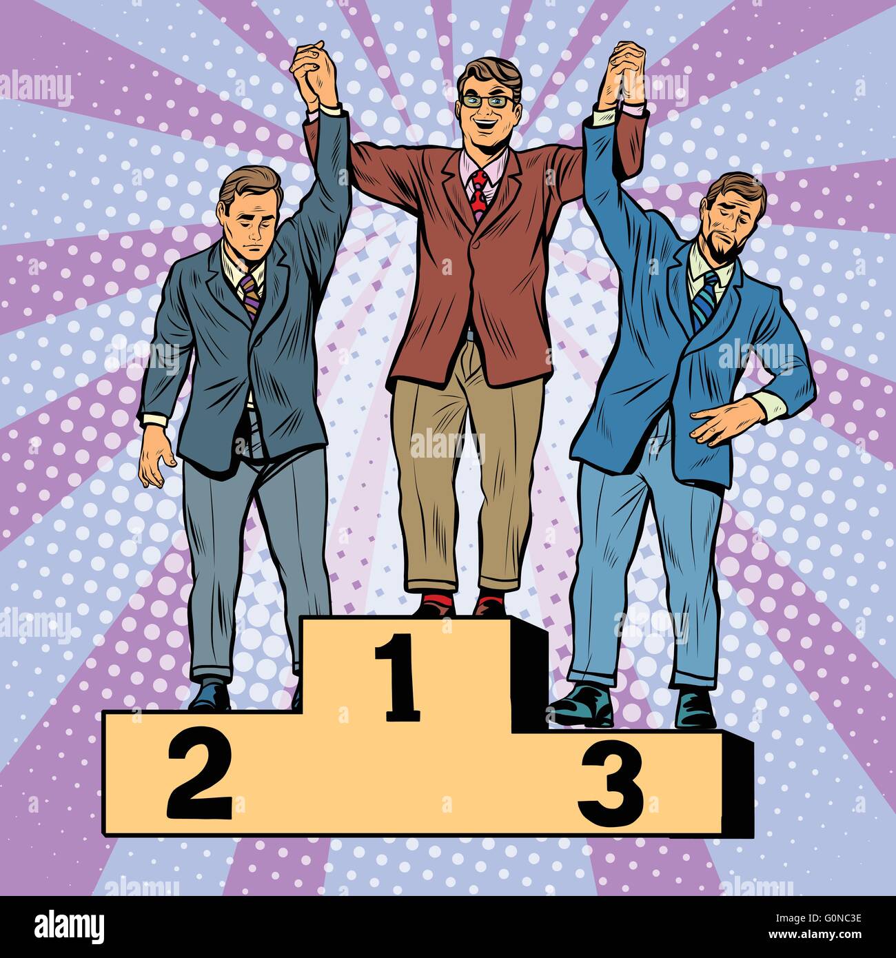 Competition in business, winner loser Stock Vector Image & Art - Alamy