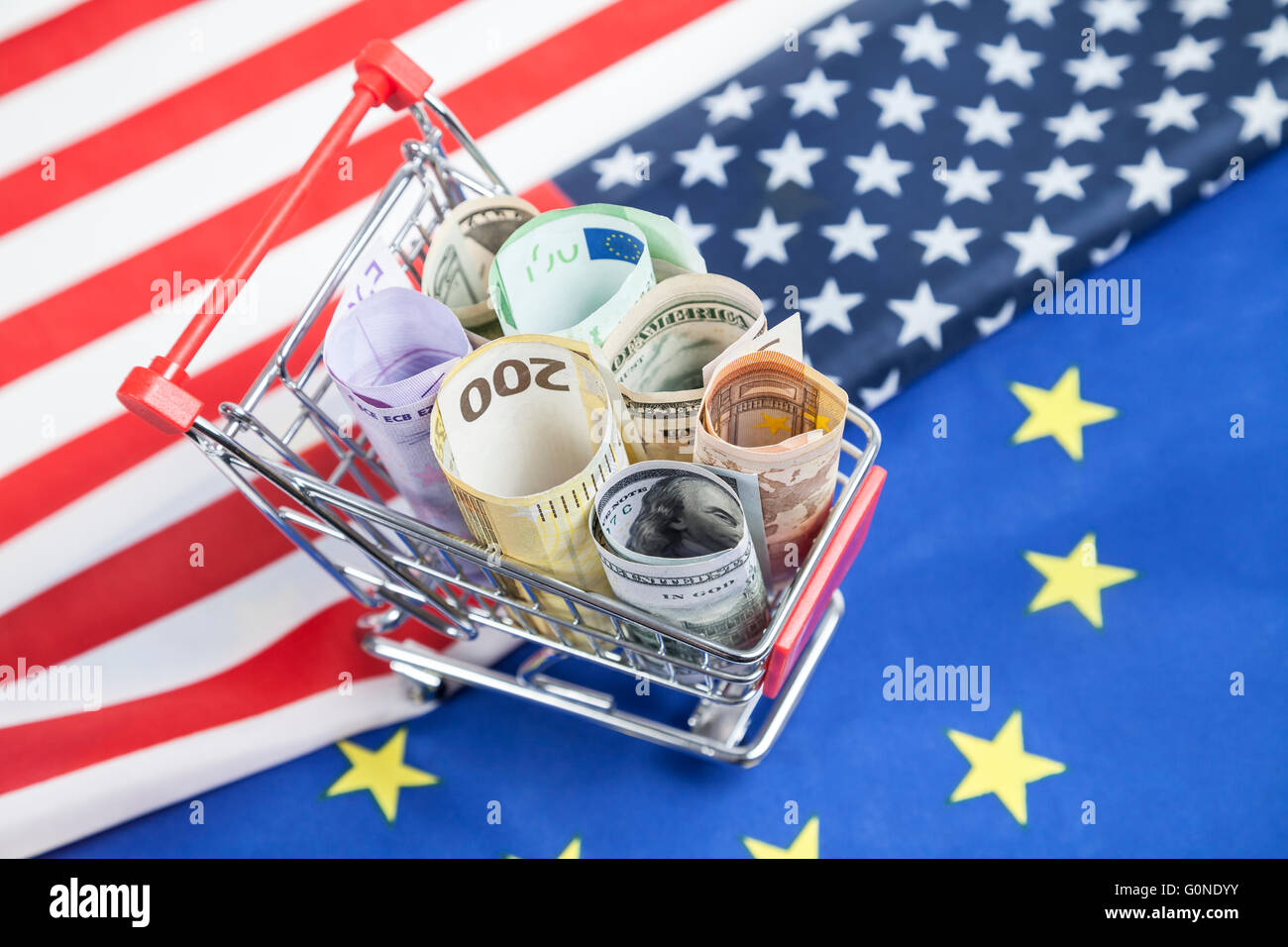 TTIP Agreement Symbol photo Stock Photo - Alamy