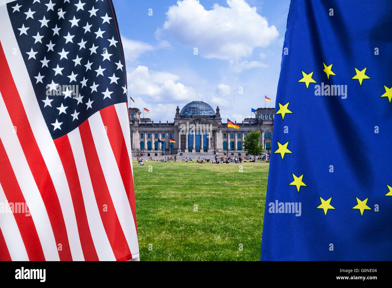 TTIP Agreement Symbol photo Stock Photo - Alamy