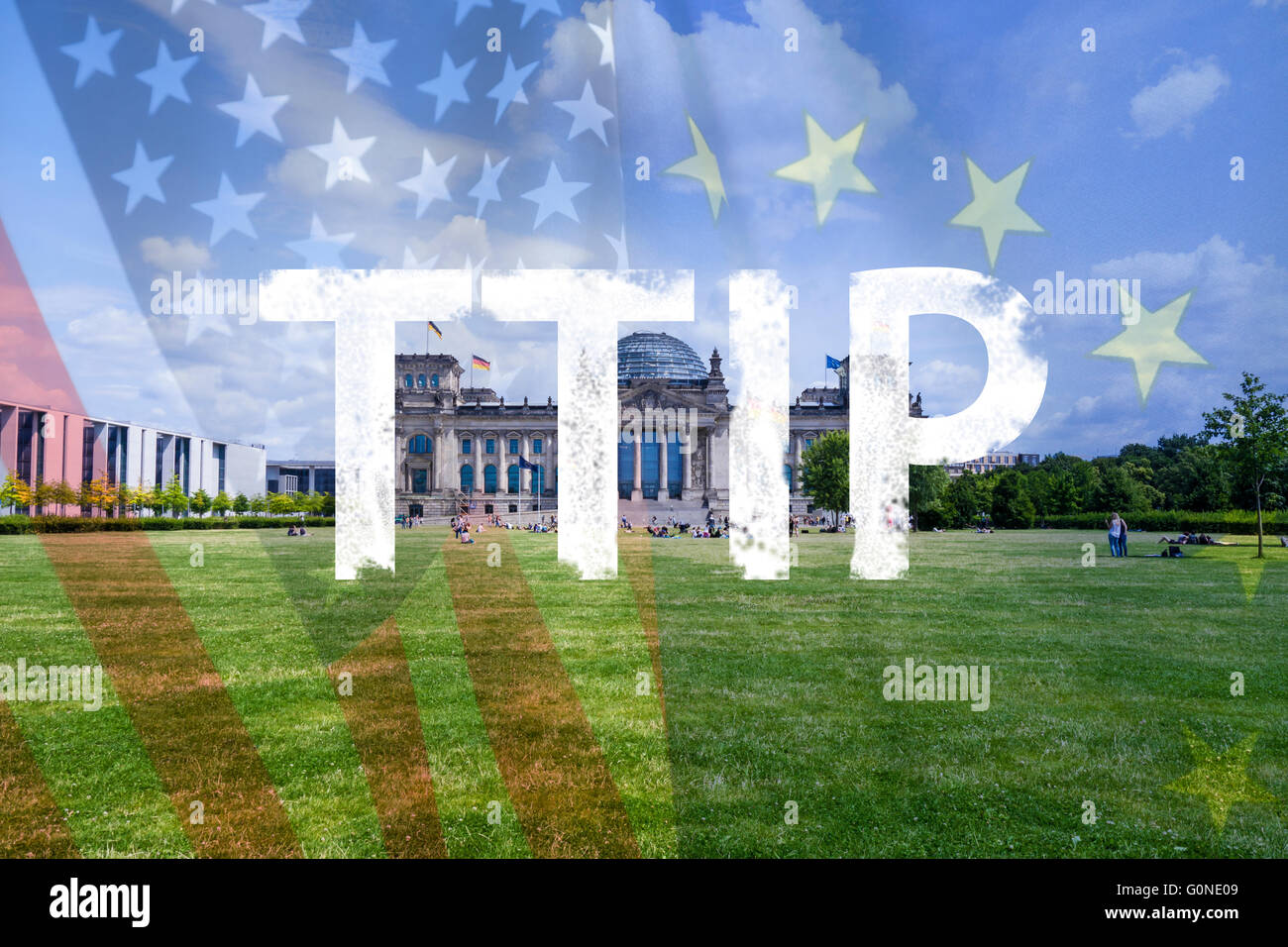 TTIP Agreement Symbol photo Stock Photo - Alamy