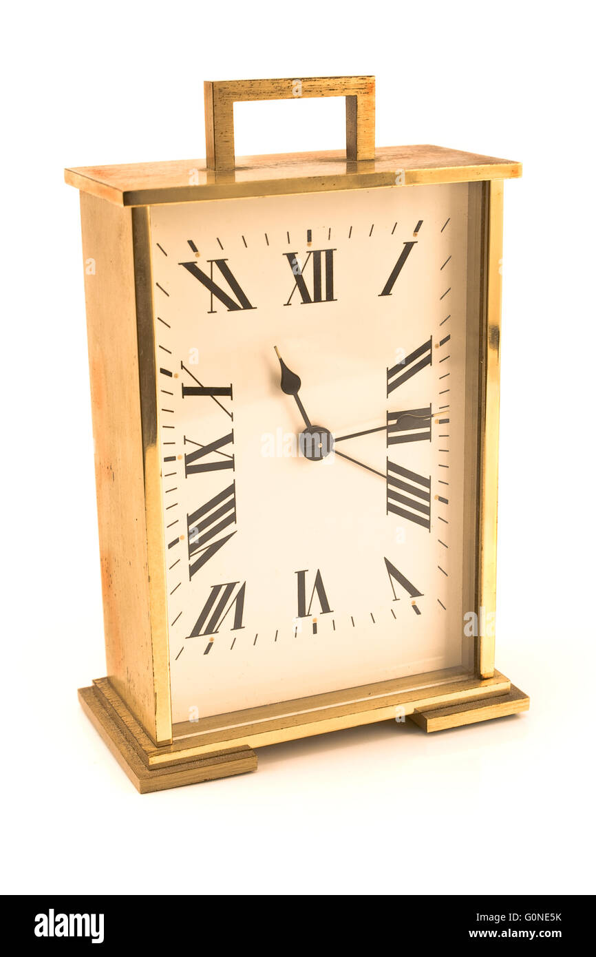 Golden alarm clock hi-res stock photography and images - Alamy