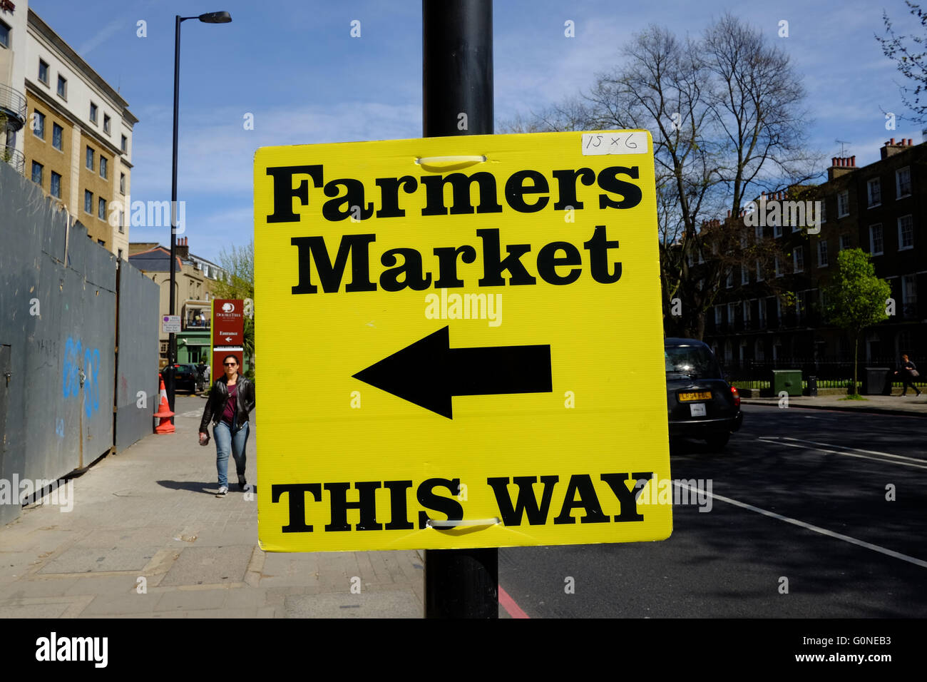 Farmers market sign hi-res stock photography and images - Alamy