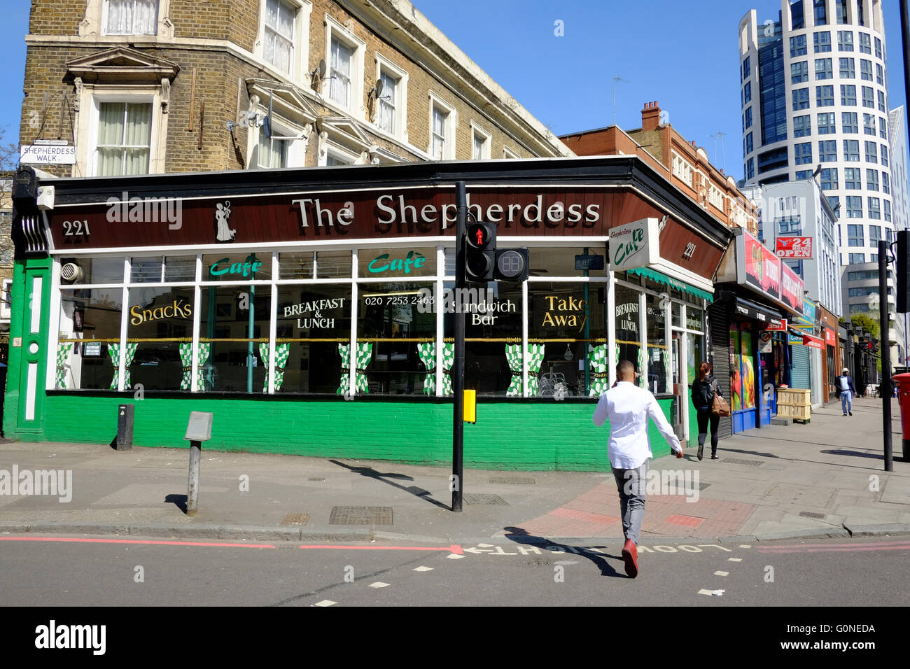 The Shepherdess Restaurant in Hackney, London Stock Photo - Alamy