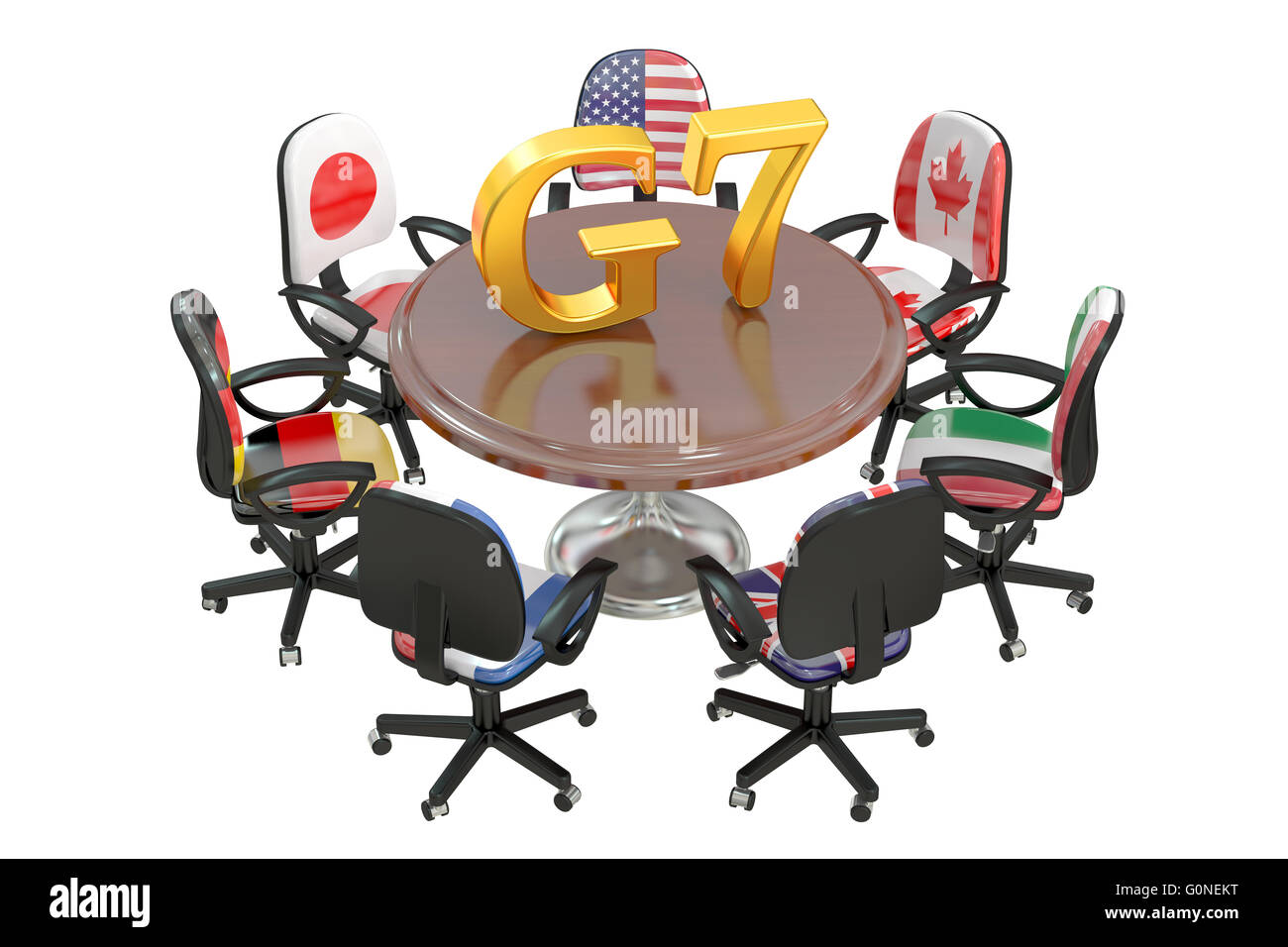 Flags g7 summit Cut Out Stock Images & Pictures - Alamy