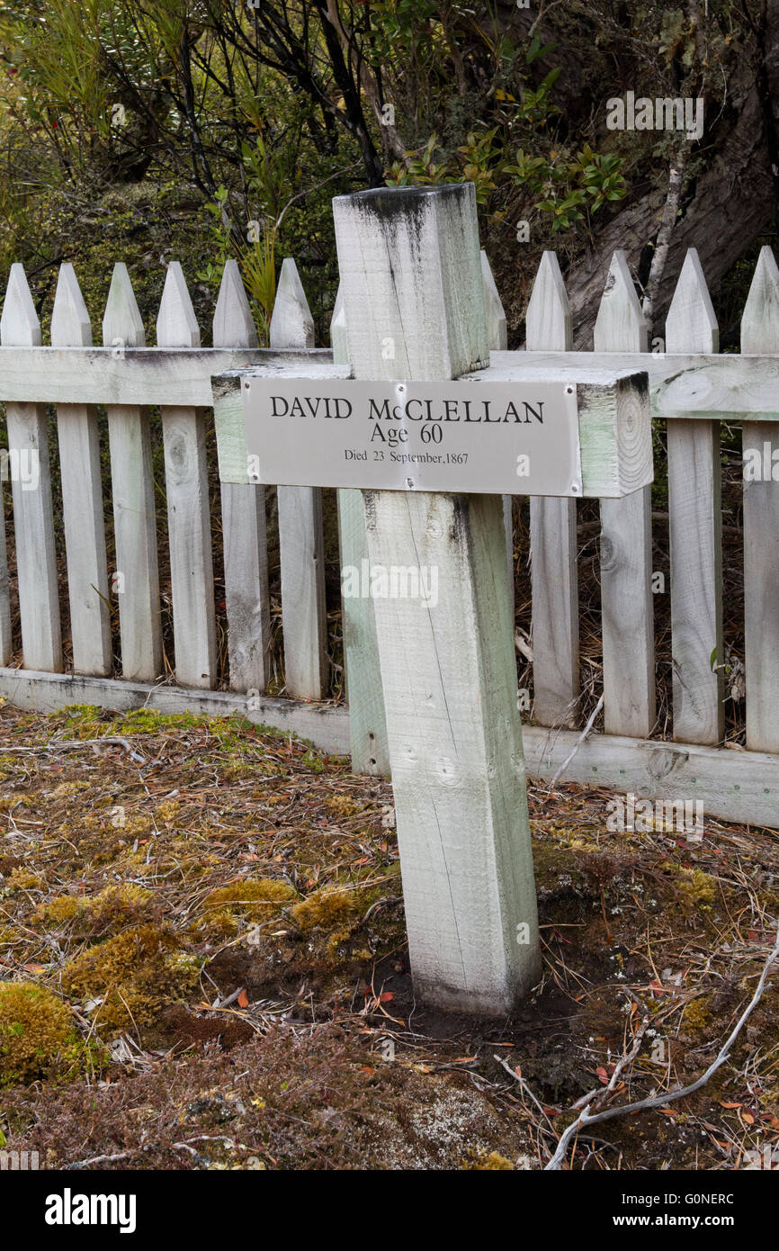 New Zealand, Auckland Islands. Erebus Cove, Port Ross, on Auckland ...