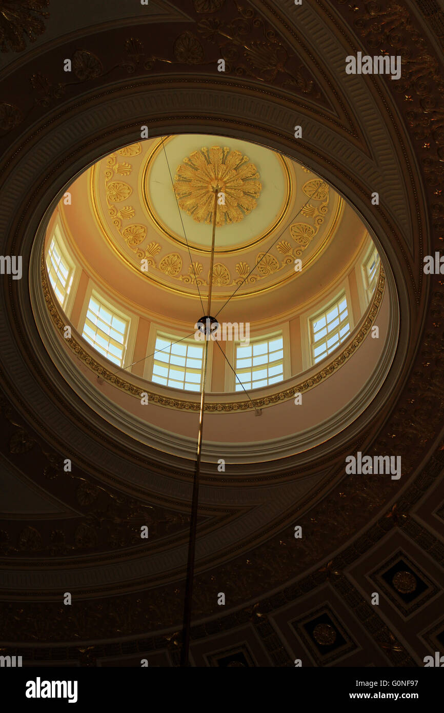 ceiling of capitol building washington dc brian mcguire Stock Photo - Alamy