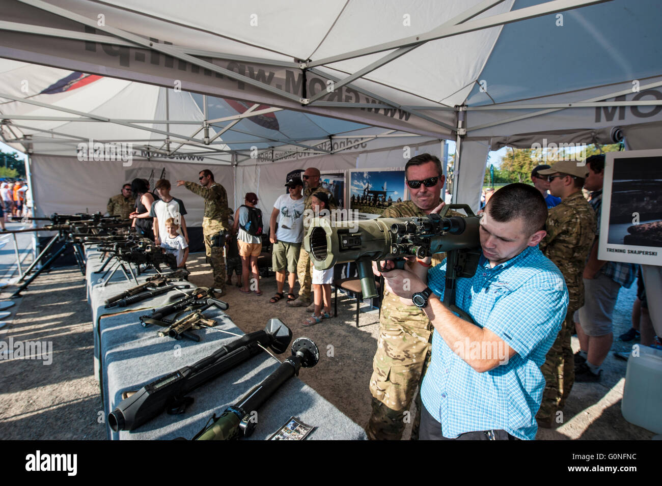 Military weapons expo hi-res stock photography and images - Alamy
