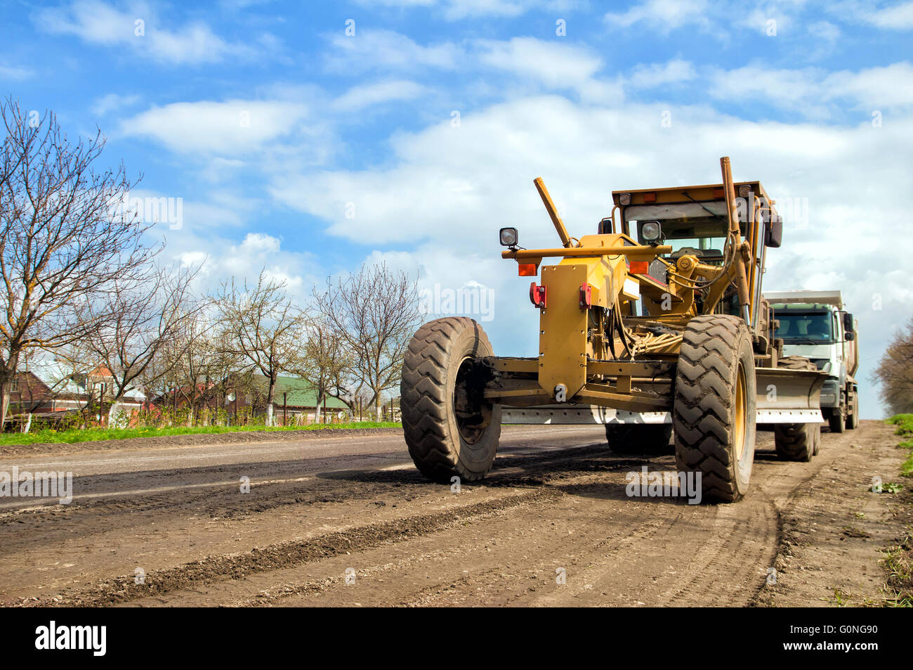 Old grader hi-res stock photography and images - Alamy