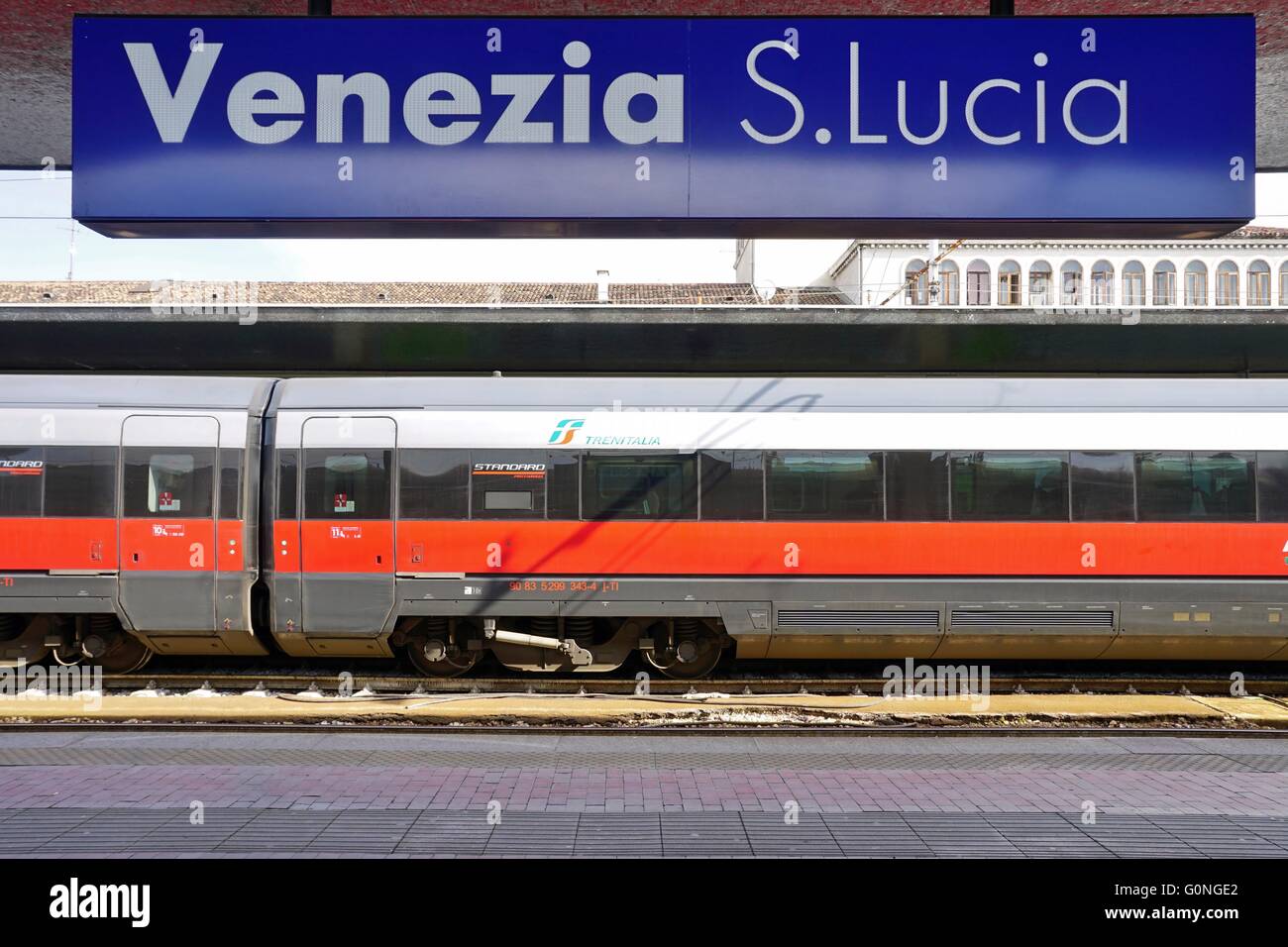 Trenitalia high speed trains (Italo, Frecciarossa and Frecciabianca) at ...