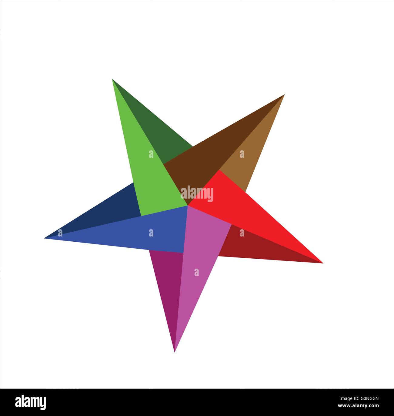 colorful star background in white Stock Vector Image & Art - Alamy