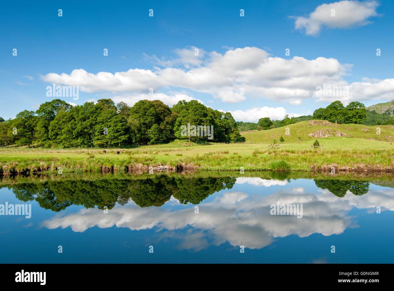 Reflections in river brathay hi-res stock photography and images - Alamy